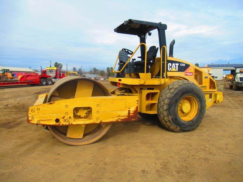 2012 Caterpillar CS56 Smooth Drum Roller Compactor For Sale, 2,440 ...