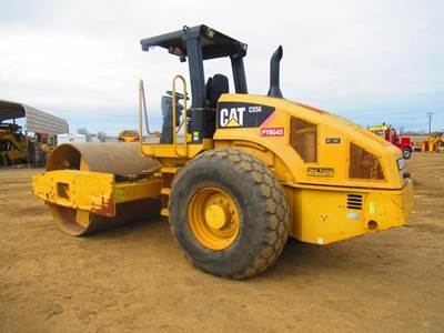 2012 Caterpillar CS56 Smooth Drum Roller Compactor For Sale, 2,440 ...