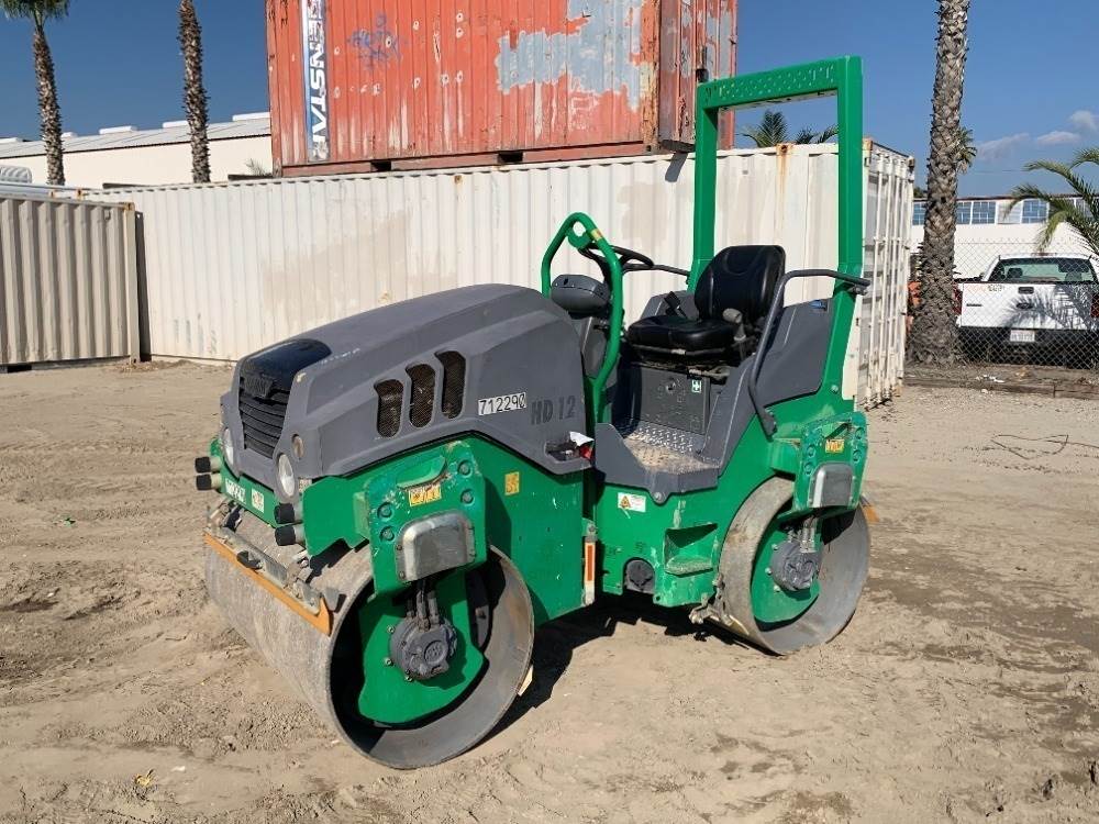 2015 HAMM HD12VV VIBRATORY TANDEM SMOOTH DRUM ROLLER For Sale | Colton ...