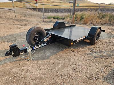 2024 Diamond C 12ft Single Axle Steel Tilt Trailer - Fixed Axle For ...