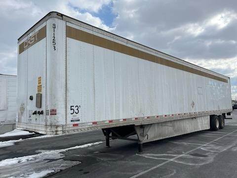 2016 Hyundai 53 ft Dry Van Trailer - Swing Door, Air Ride, Sliding Axle ...