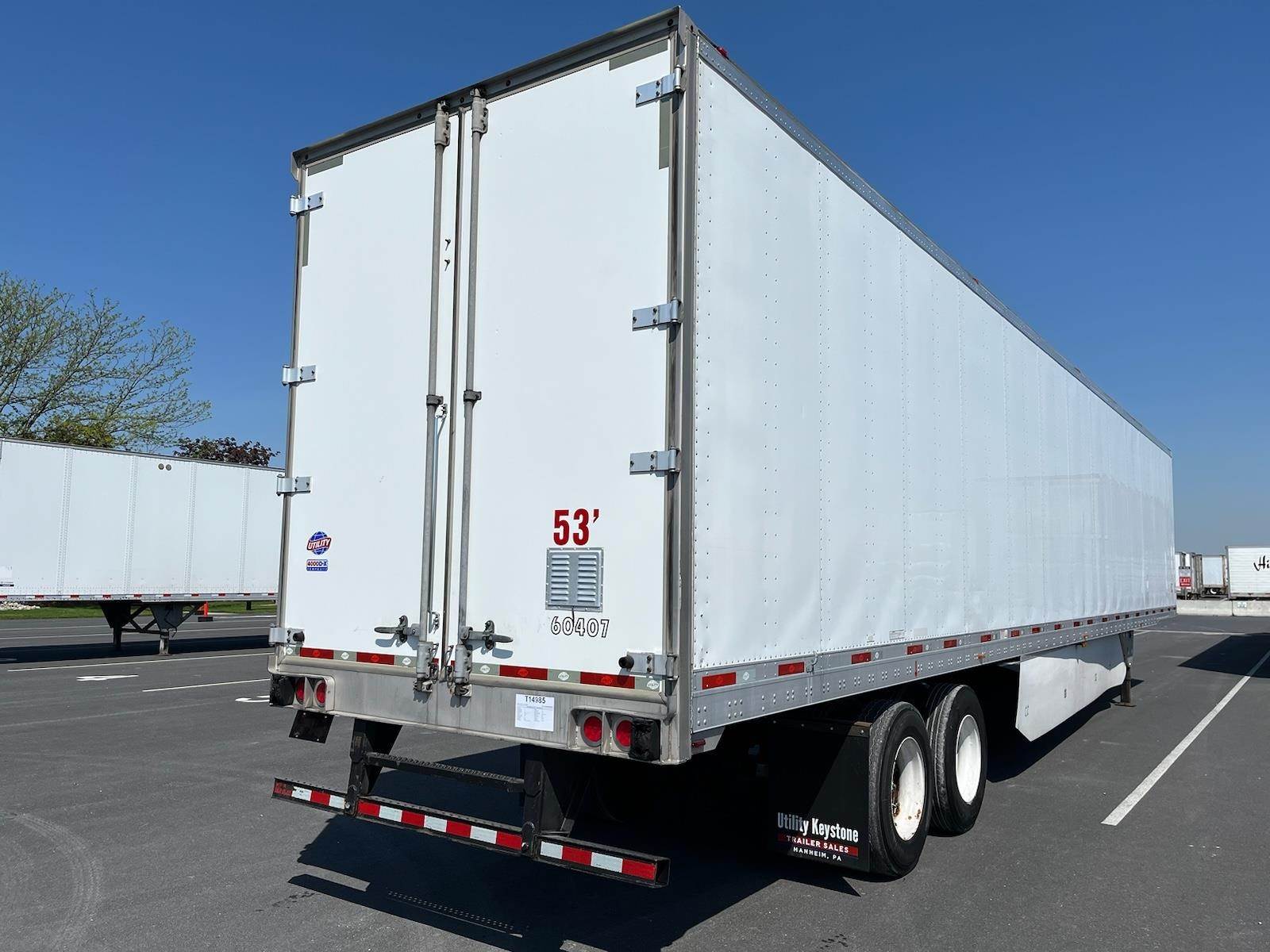 2016 UTILITY 53 ft Dry Van Trailer - Swing Door, Air Ride, Sliding Axle ...