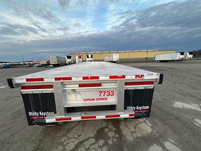 2013 Fontaine 48x102 Aluminum Flatbed Trailer - Air Ride, Sliding Axle ...