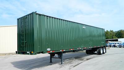 1995 Custom Built HEAVY DUTY STEEL OPEN TOP Chip Trailer For Sale ...
