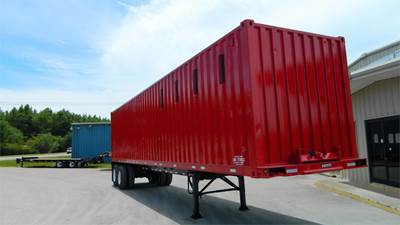 2000 Custom Built STEEL CONTAINER Chip Trailer For Sale | Waverly, TN ...