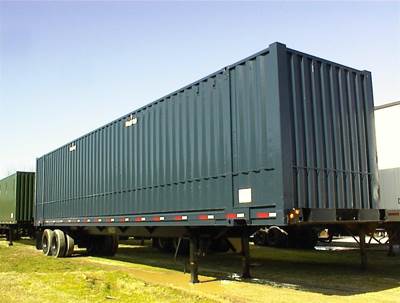 1995 Custom Built CHIP VAN TRAILER Open Top Trailer For Sale | Waverly ...
