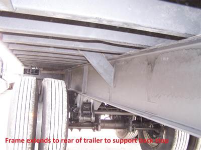 1995 Custom Built CHIP VAN TRAILER Open Top Trailer For Sale | Waverly ...