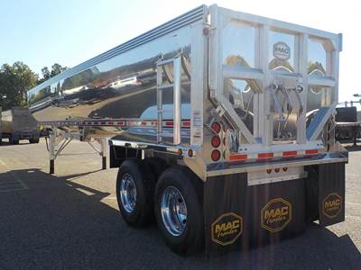2026 MAC 40 ft Frameless Half Round End Dump Trailer - Tandem Axle, Aluminum, Air Ride For Sale ...