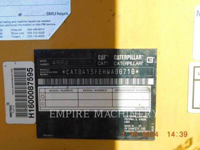 2018 Caterpillar 415F2 Backhoe For Sale, 1,783 Hours | Tucson, AZ ...