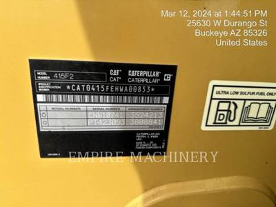 2019 Caterpillar 415F2 Backhoe For Sale, 976 Hours | Phoenix, AZ ...