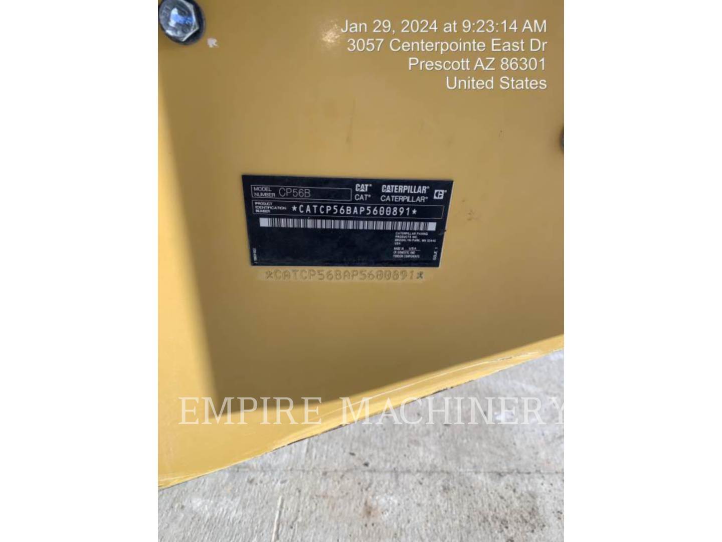 2021 Caterpillar CP56B Vibratory Soil Compactor For Sale, 1,614 Hours ...