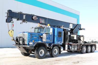 Kenworth C500 35 Ton Weldco Twin Steer Tri-Drive Picker Tru Crane ...