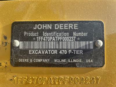 2023 John Deere 470 P Excavator For Sale, 2,646 Hours | Thunder Bay, ON ...