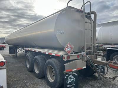 1995 Heil Tri Axle Aluminum Crude Oil Tank Trailer - Spring, Fixed Axle ...
