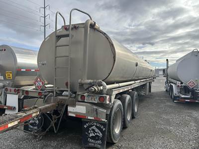 1995 Heil Tri Axle Aluminum Crude Oil Tank Trailer - Spring, Fixed Axle ...