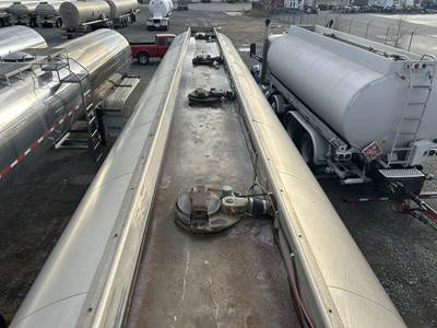 1995 Heil Tri Axle Aluminum Crude Oil Tank Trailer - Spring, Fixed Axle ...