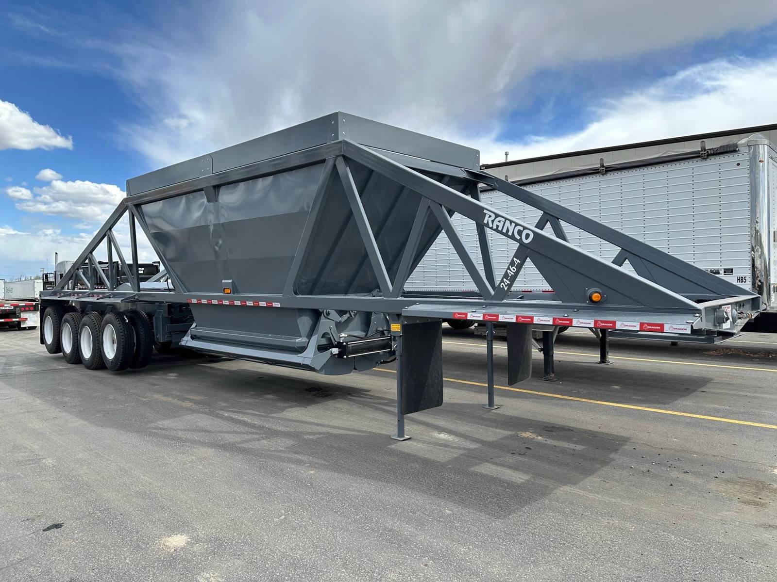 2026 Ranco LW 24-46-4 QUAD AXLE BOTTOM DUMP, AIR RIDE, 2 LIFT Belly ...