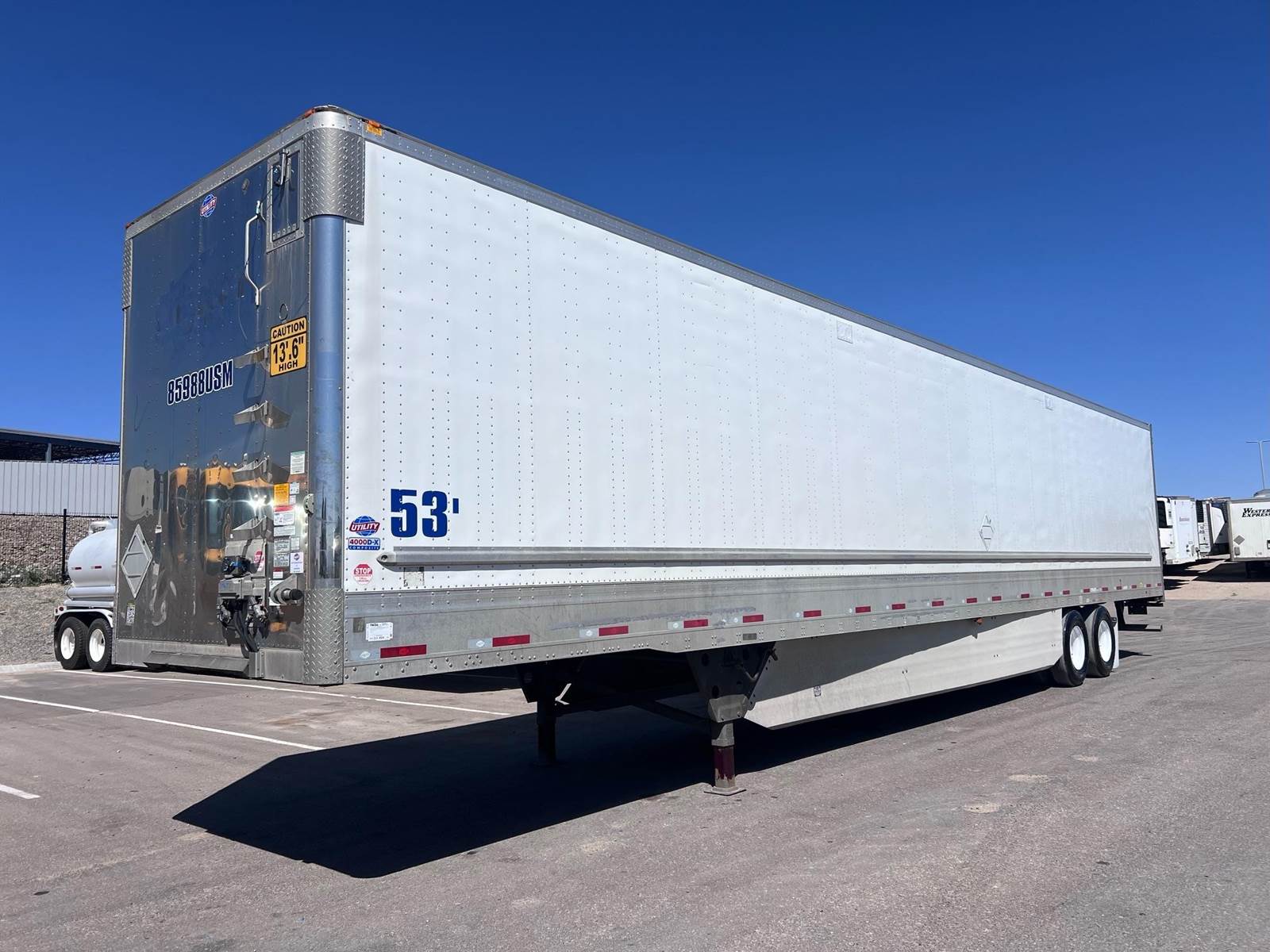 2021 UTILITY 53 ft Dry Van Trailer - Swing Door, Air Ride, Sliding Axle ...