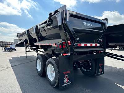 2025 Ranco 34 ft Frame Half Round End Dump Trailer - Tandem Axle, Steel ...
