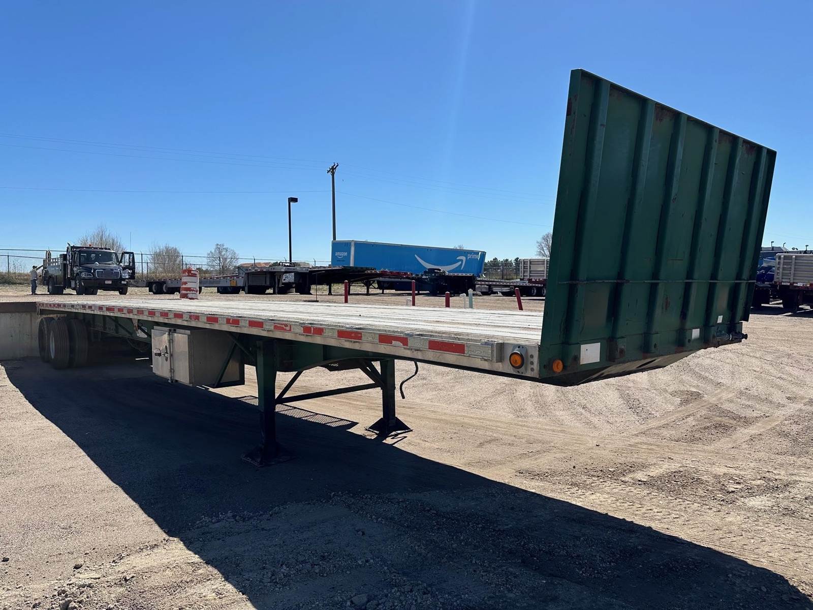 2013 Clark 48x102 Combination Flatbed Trailer - Spring, Sliding Axle ...