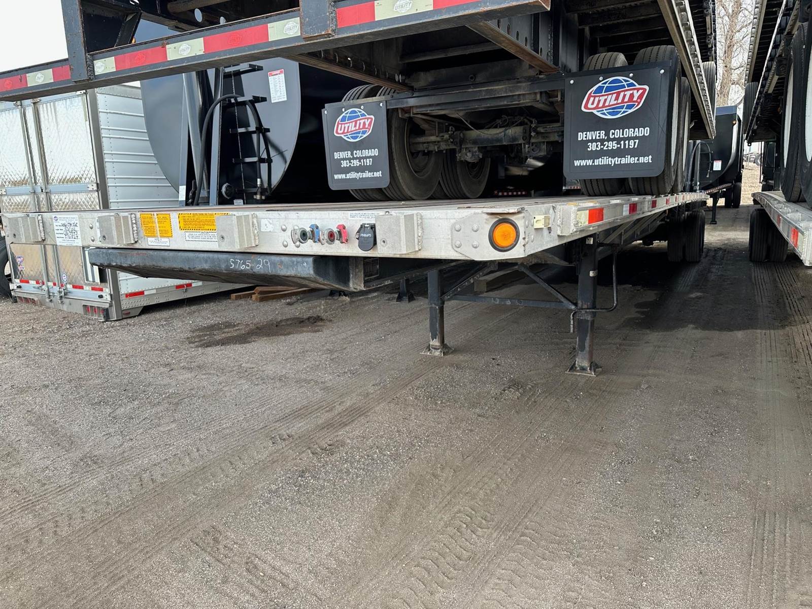 2016 UTILITY 53x102 Combination Flatbed Trailer - Spring, Sliding Axle ...