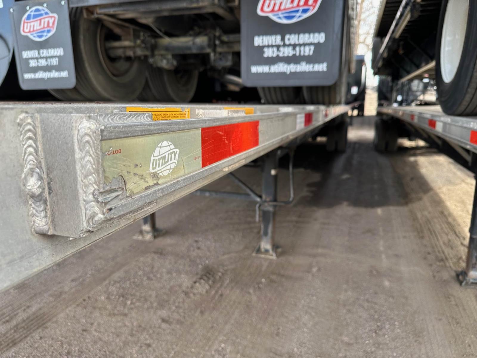 2016 UTILITY 53x102 Combination Flatbed Trailer - Spring, Sliding Axle ...