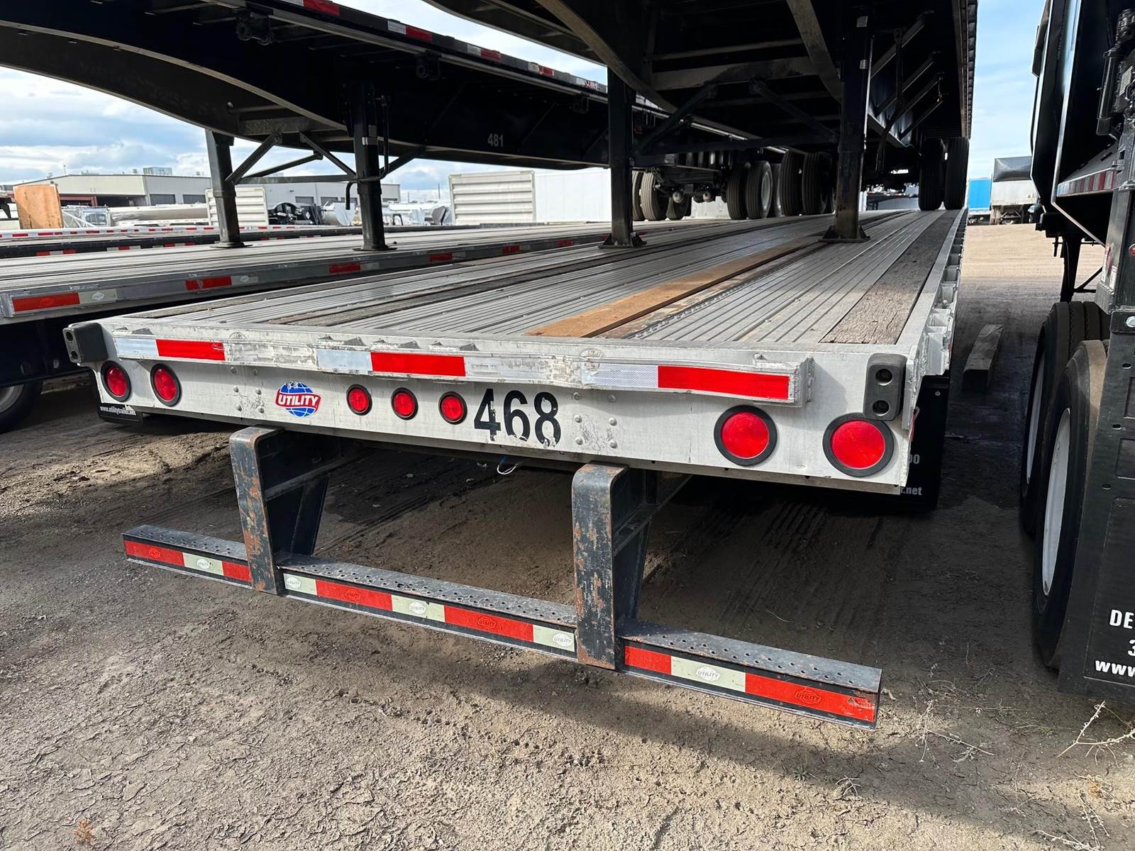 2016 UTILITY 53x102 Combination Flatbed Trailer - Spring, Sliding Axle ...