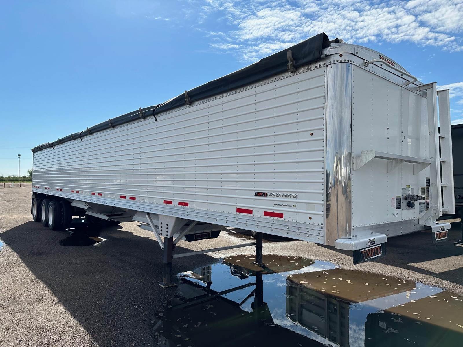2016 Timpte TRI AXLE SUPER HOPPER W 72" SIDES, AIR RIDE W REAR Hopper ...