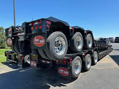 2024 Load King 53x102 Tri Axle Steel Lowboy Trailer - Air Ride, Fixed ...