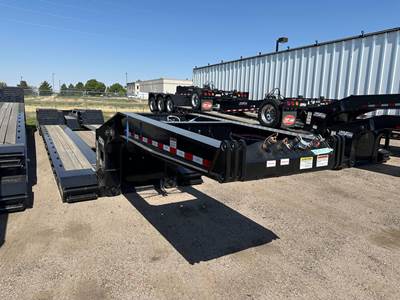 2024 Load King 55 TON LOWBOY, PONY MOTOR, REAR LIFT AXLE, WOOD DE ...