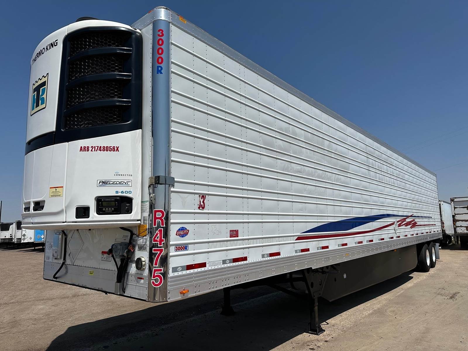 2021 UTILITY 3000R W LOW HOURS, TK S-600, CAL LEGAL, PSI, SST S Reefer ...