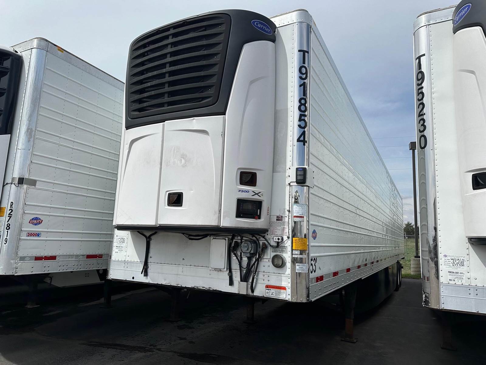 2019 UTILITY 53 ft Reefer Trailer - Sliding Axle, Swing Door, Carrier ...