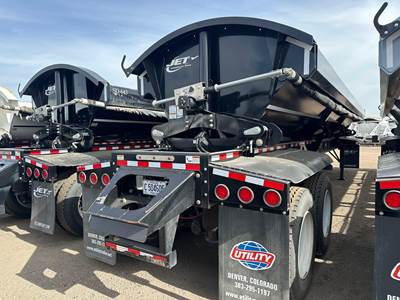 2026 JET 40' AIR RIDE SIDE DUMP, ELECTRIC TARP Tandem Axle Steel Side ...