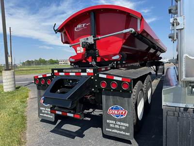 2025 JET 40x102 Tandem Axle Steel Side Dump Trailer - Air Ride, Fixed ...