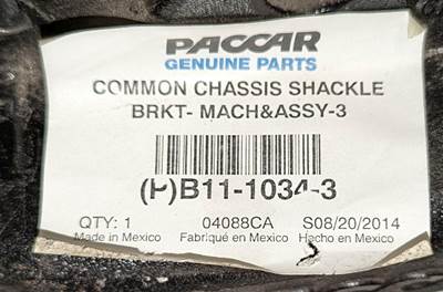 Peterbilt Paccar Bracket For Sale | Salt Lake City, UT | VTP B11-1034-3 ...
