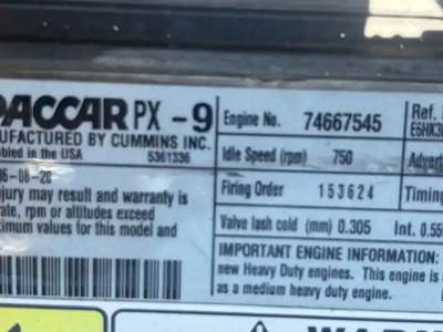 Paccar PX-9 Engine for a 2021 Peterbilt 348 For Sale | Ucon, ID ...