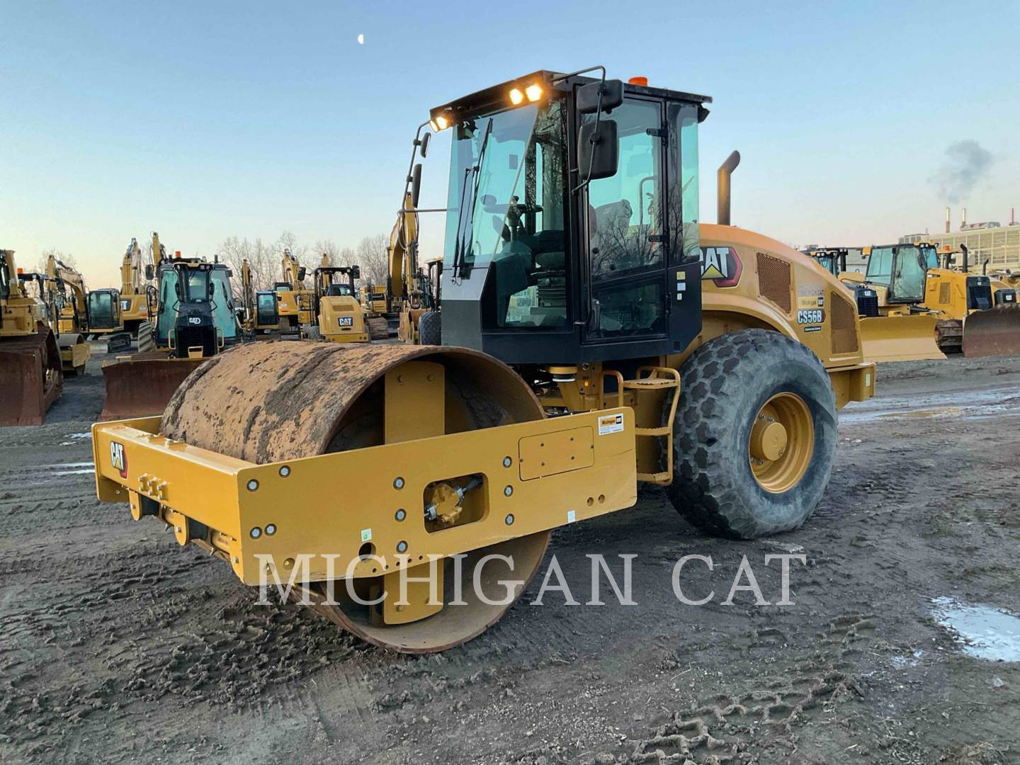2021 Caterpillar CS56B Smooth Drum Roller Compactor For Sale, 2,187 ...