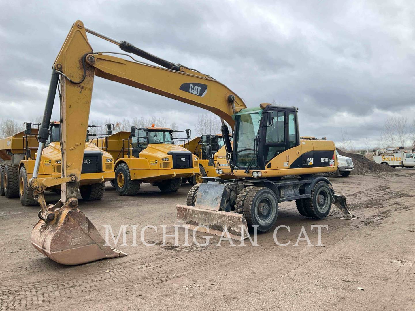 2008 Caterpillar M318D Wheeled Excavator For Sale, 7,591 Hours | Shelby ...