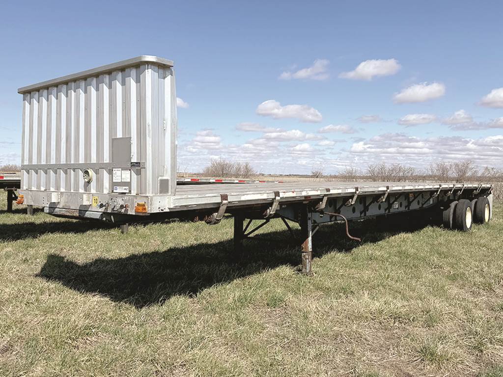 2002 Transcraft Eagle II 48x102 Flatbed Trailer - Spring For Sale ...