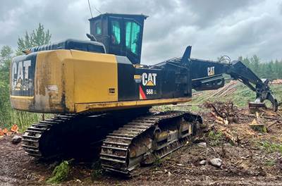 2018 Caterpillar 568 LL Log Loader - Log Grapple For Sale, 11,000 Hours ...