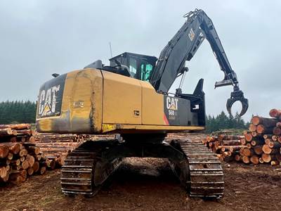 2017 Caterpillar 568 LL Log Loader - Log Grapple For Sale, 15,000 Hours ...