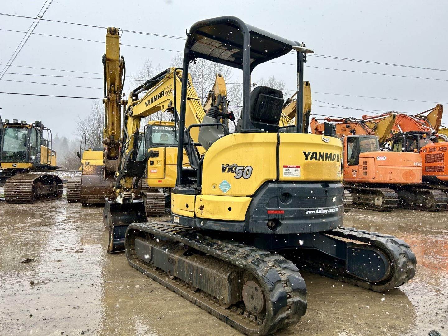 2017 Yanmar VIO50-6A Mini Excavator For Sale, 2,340 Hours | Snohomish ...