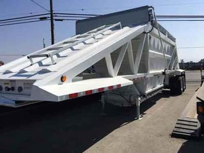 2017 CPS 40 STEEL FIXED CLOSED TANDEM BOTTOM DUMP Belly Dump Trailer ...