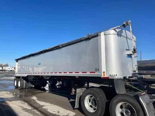2001 MATE 39 ALUMINUM FIXED CLOSED TANDEM END DUMP End Dump Trailer For ...