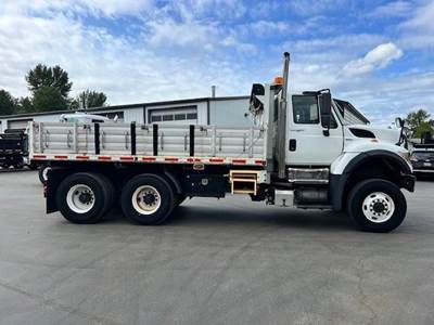 2011 International WorkStar 7500 Tandem Axle 16 ft Flatbed Dump Truck ...