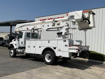 International WorkStar 7300 55 ft Boom / Bucket Truck - 2016 ALTEC AA55 Aerial Lift, Automatic ...