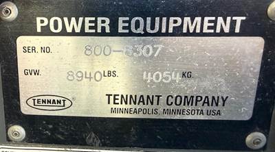 2016 Tennant 800 Sweeper For Sale, 935 Hours | Fontana, CA | M90890 ...
