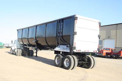 2014 E-PAK MFG 47x98 Tandem Axle Steel Frameless Half Round End Dump ...