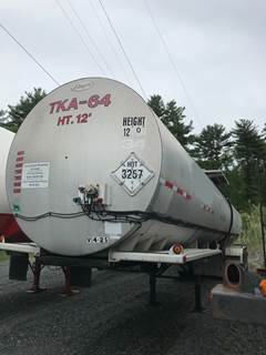 2002 Etnyre 9000 Gallon Tri Axle Asphalt / Hot Oil Tank Trailer For ...