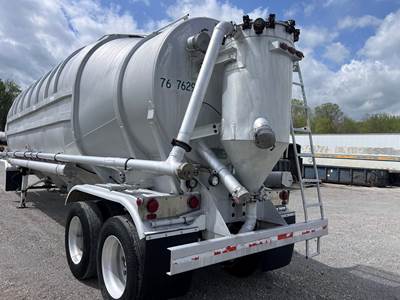 1981 TEC 1600 Cu Ft Super Flo Vac Dry Bulk / Pneumatic Tank Trailer For ...